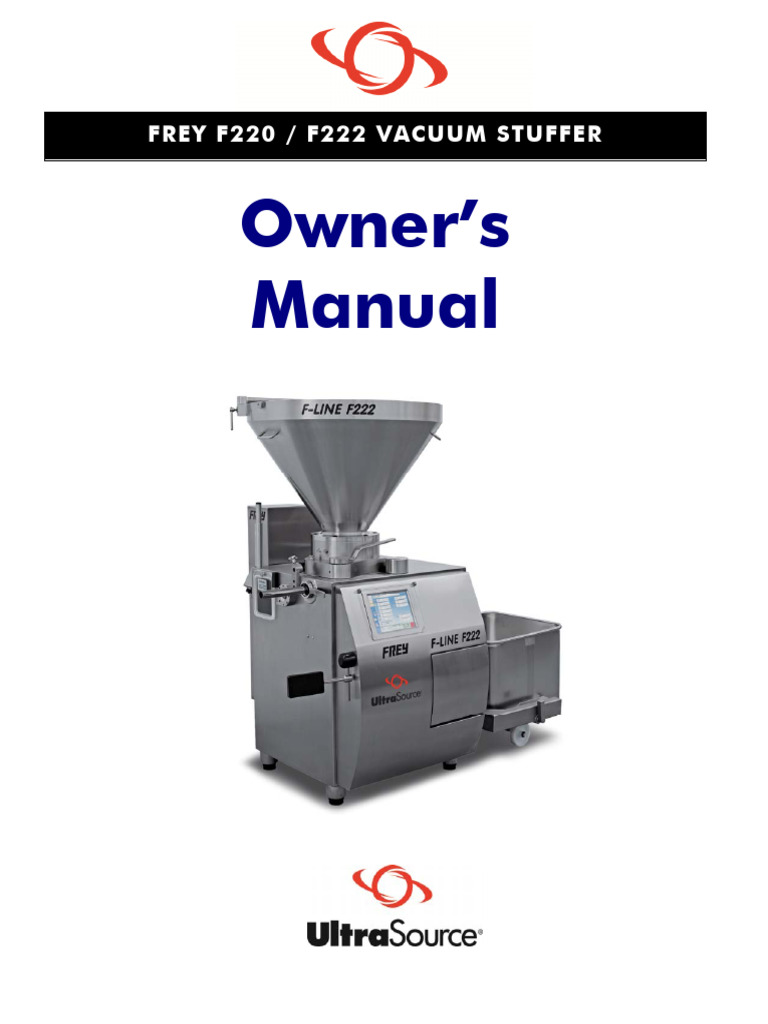 Frey F Line f220 f222 | PDF | Screw | Pump