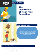 HSE Bulletin 017 - Near Miss Reporting | PDF | Risk | Safety