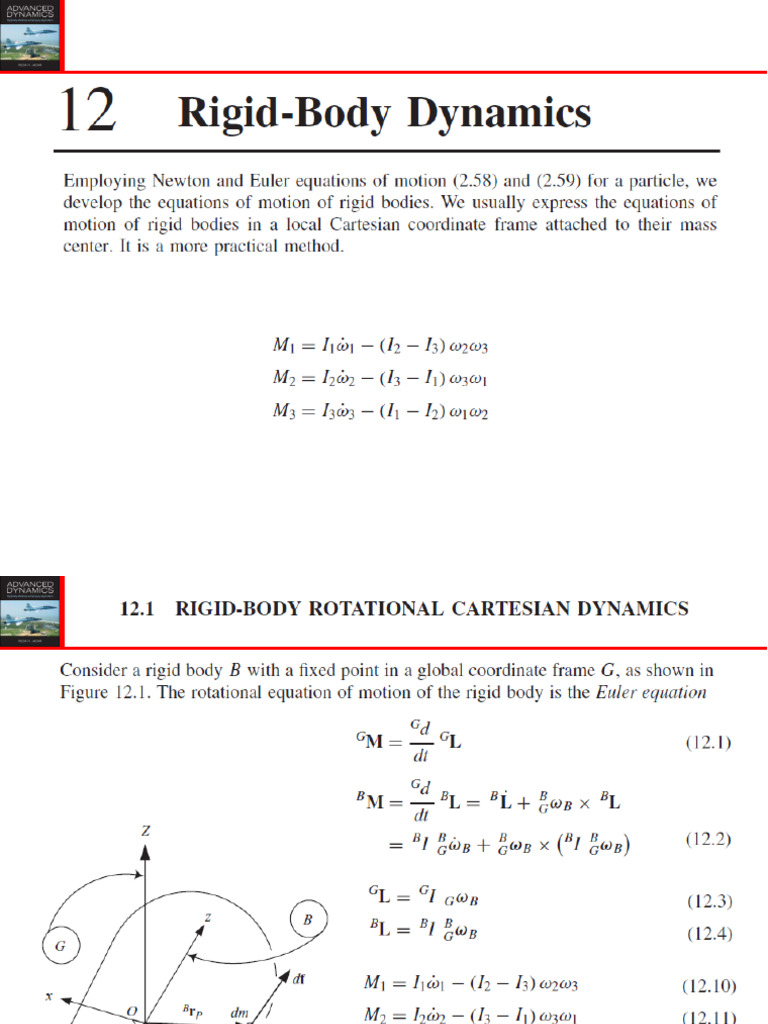 12 Advanced Dynamics-Rigid Body Dynamics | PDF | Classical Mechanics | Applied Mathematics