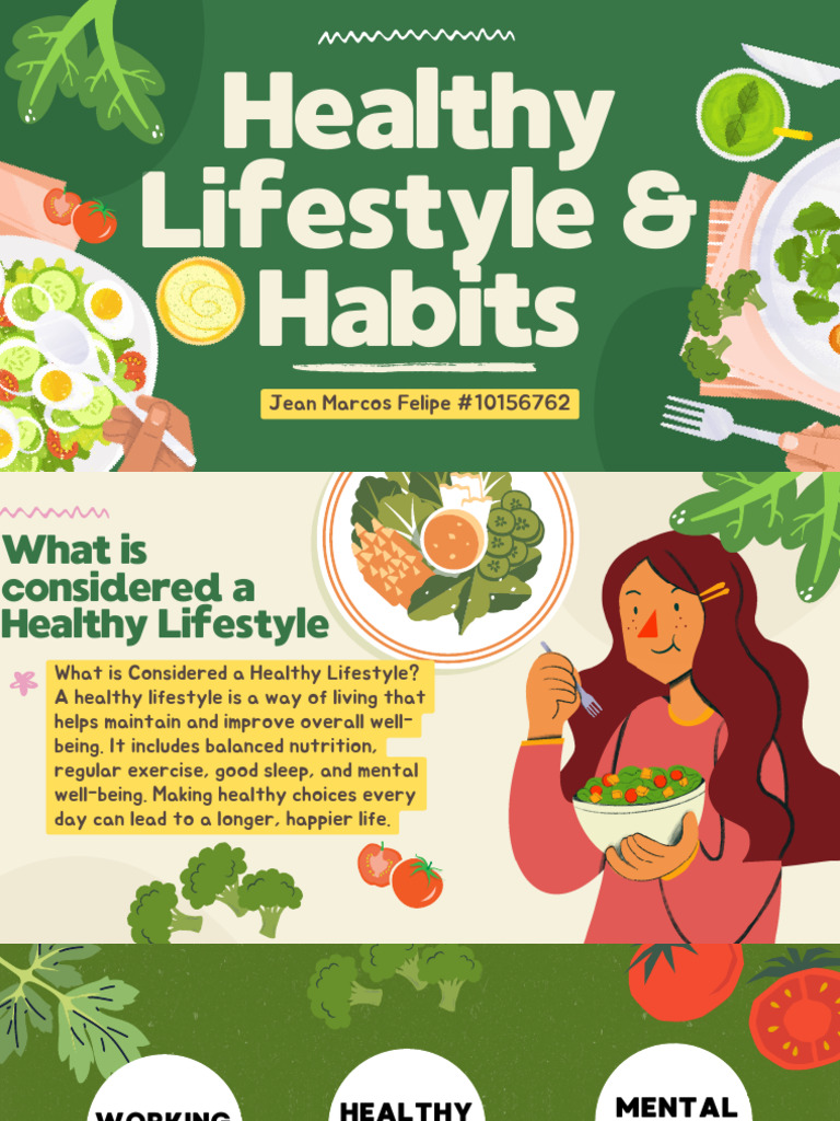 Essential Healthy Lifestyle Tips | PDF | Healthy Diet | Mental Health