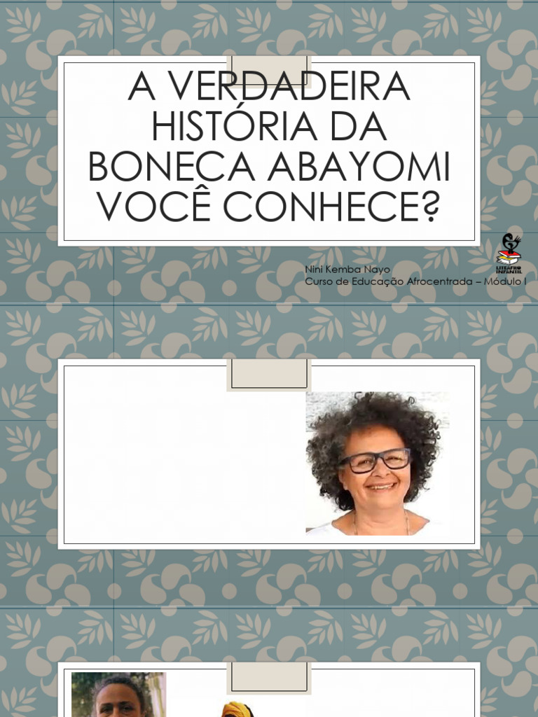 A Verdadeira História Da Boneca Abayomi | PDF | Bonecas