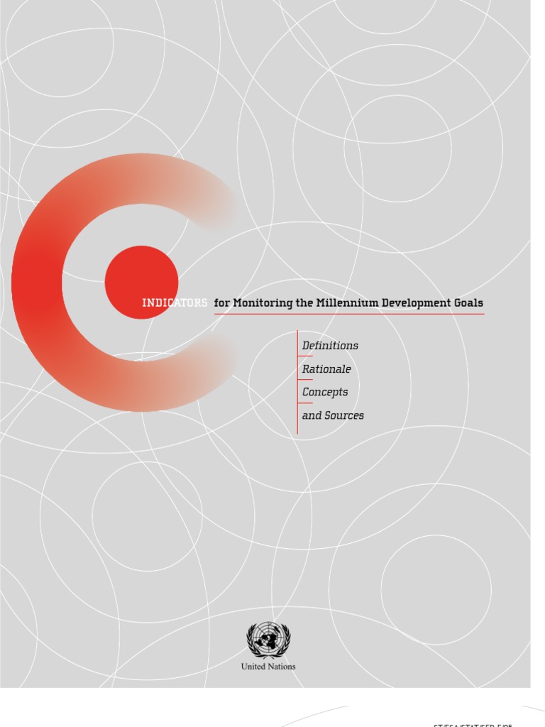 MDG Indicator Monitoring Handbook English | PDF