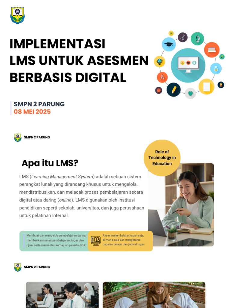 Implementasi Lms Untuk Asesmen Berbasis Digital | PDF