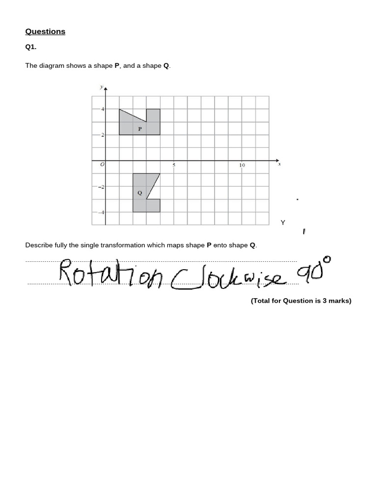 l5 Dec Test 2022 Practice Questions 1 | PDF | Shape | Geometric Shapes