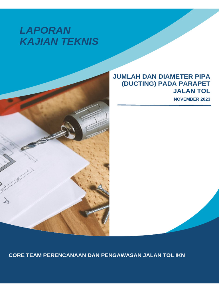 Pipa Ducting Parapet Jalan Tol IKN | PDF