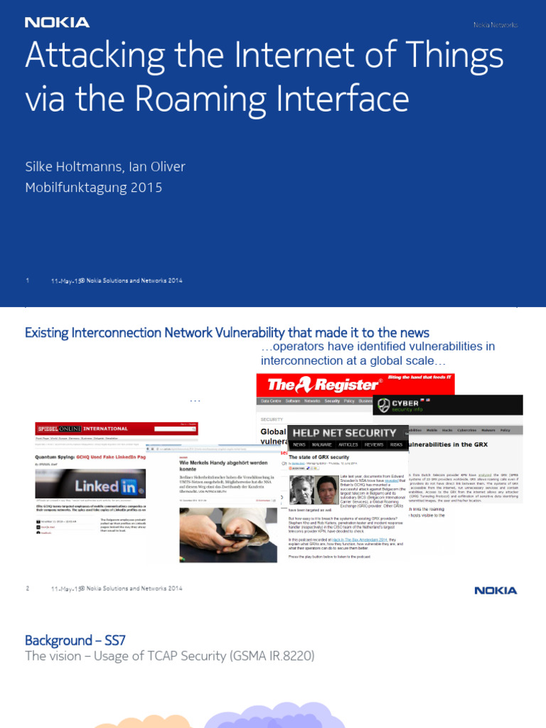Attacking the Internet of Things via the Roaming Interface | PDF ...