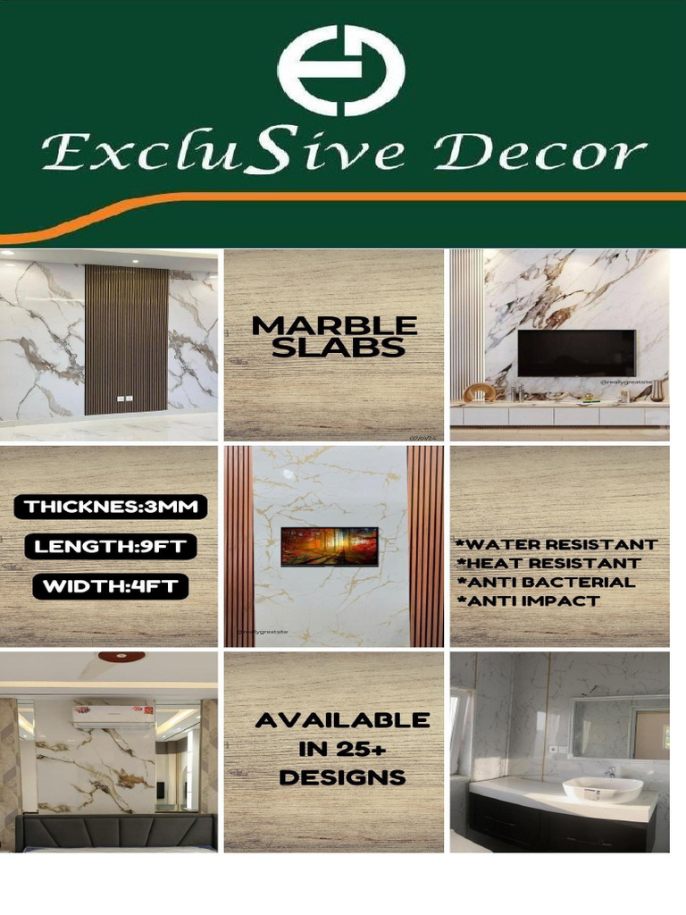 3mm Imported PVC Marbel Tile | PDF