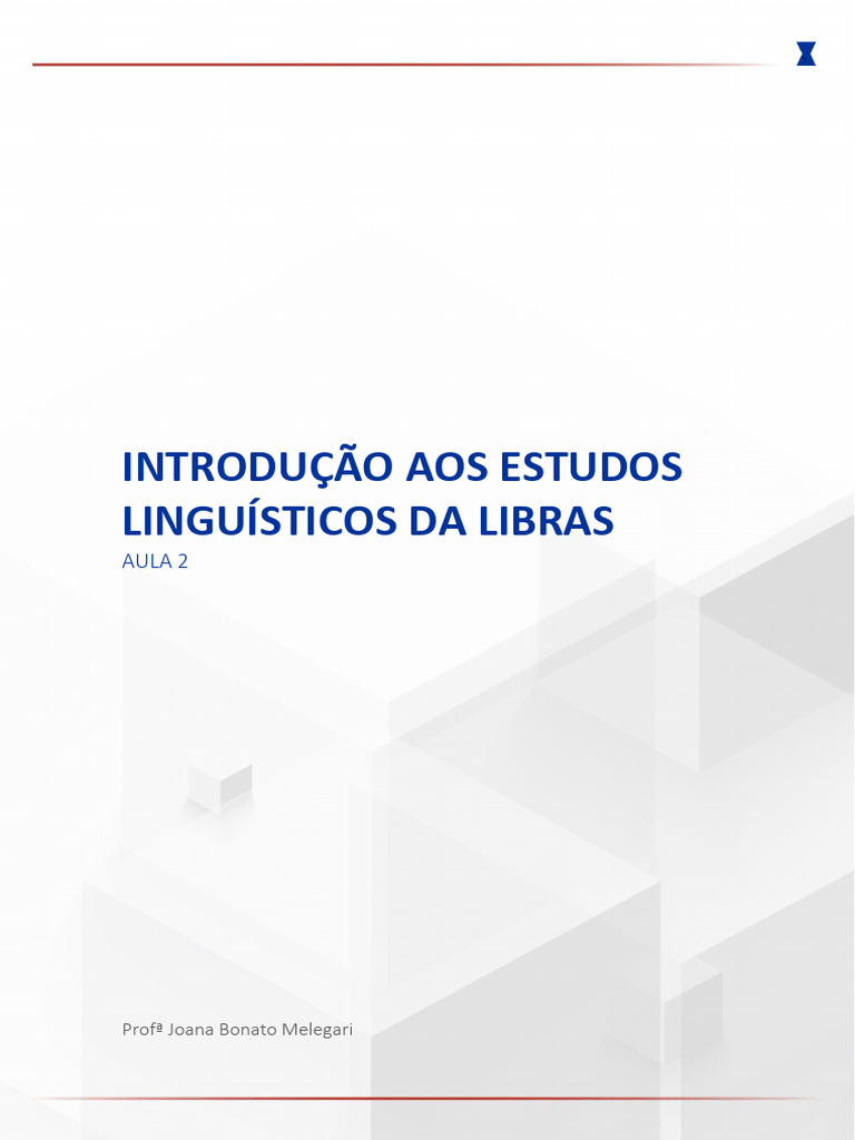 Libras 2.2 | PDF | Linguística | Palavra