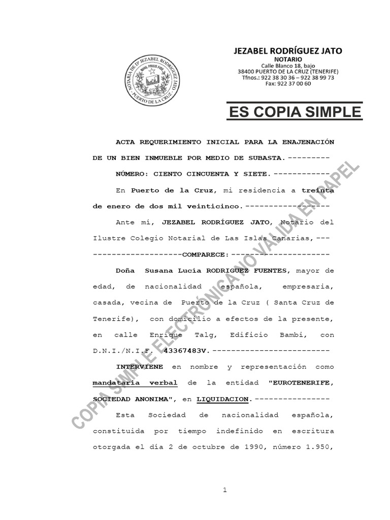 documento1 (19) | PDF | Subasta | Ley común