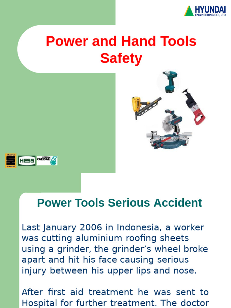Pawer and Hand Tools Safety | PDF | Grinding (Abrasive Cutting) | Tools