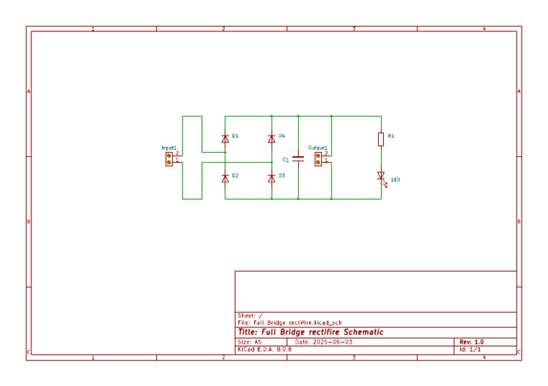 Full Bridge Rectifier Schematic | PDF