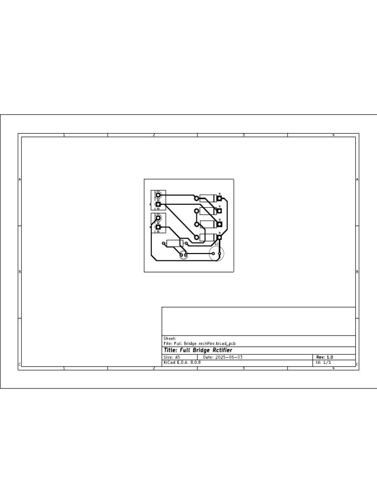 Full Bridge Rectifier PCB Design | PDF