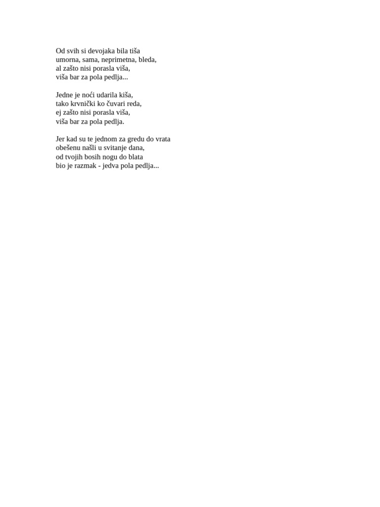 Balada Mika Antic | PDF