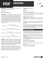 Determination of Serum Creatinine (Jaffe Method) | PDF | Creatinine ...