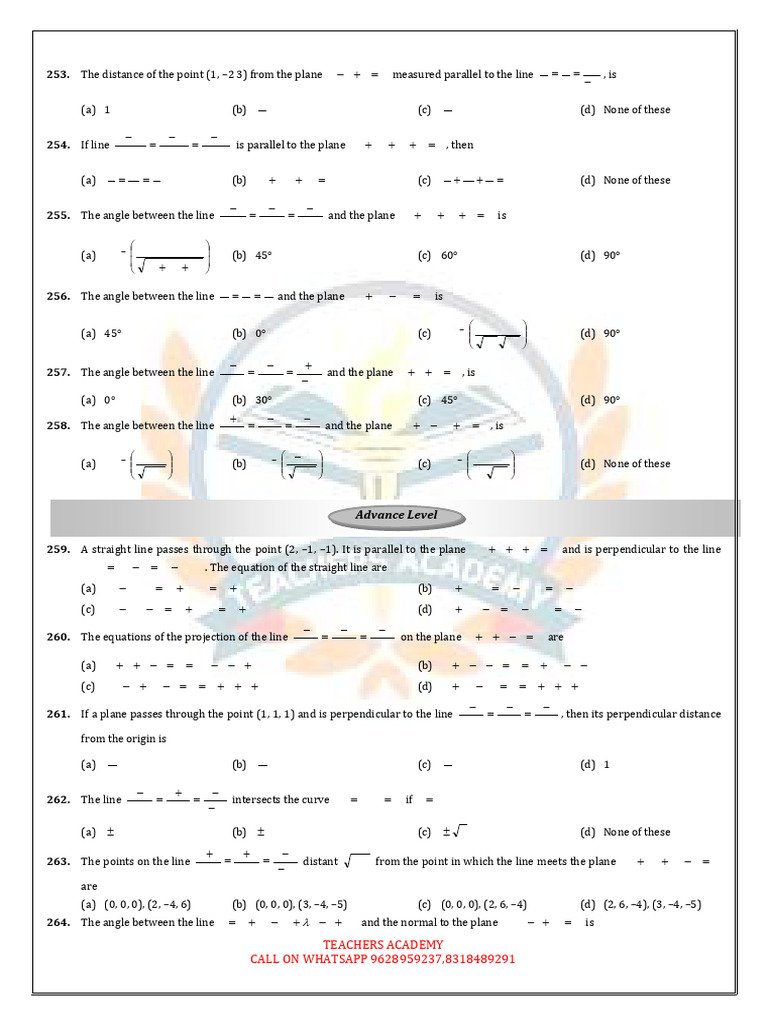 3d Assignment English Part - 3 | PDF | Sphere | Analytic Geometry