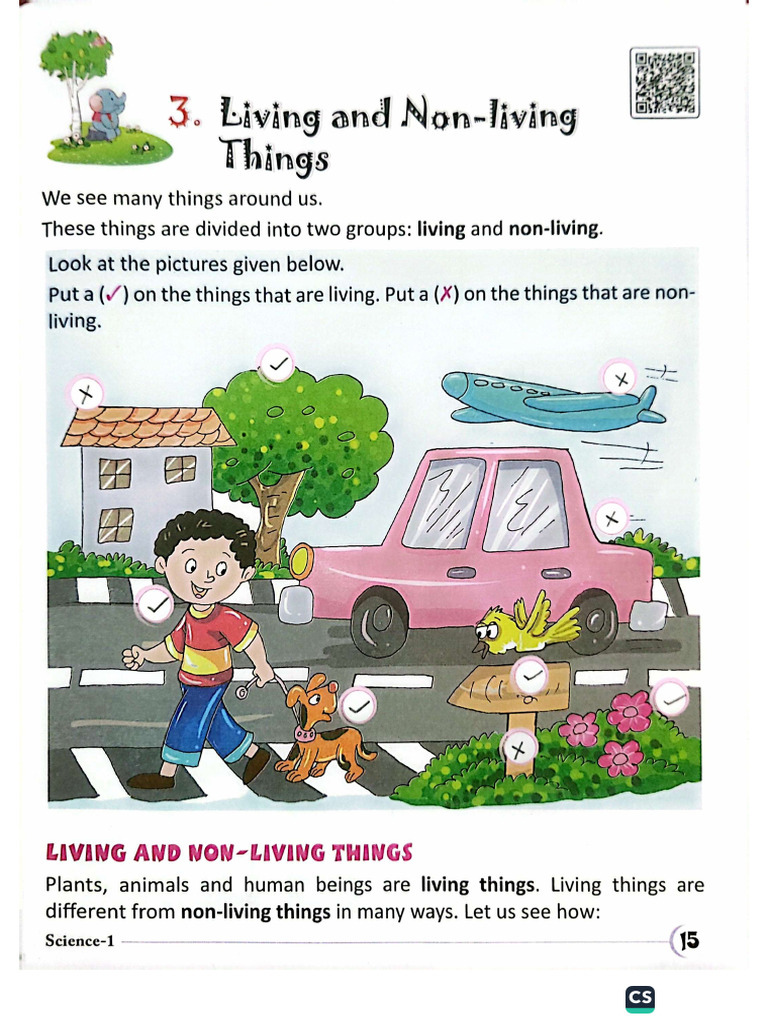 Living and Non-Living - Text Book | PDF