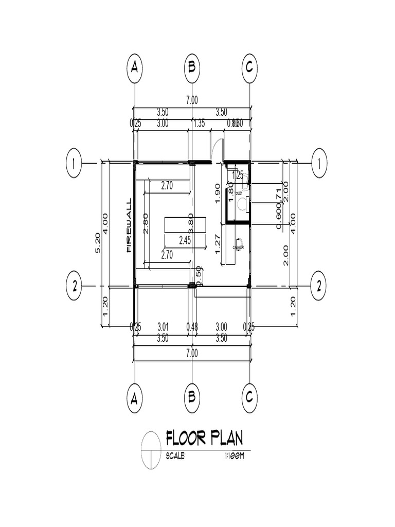 Floor Plan: Scale: 1:100m | PDF