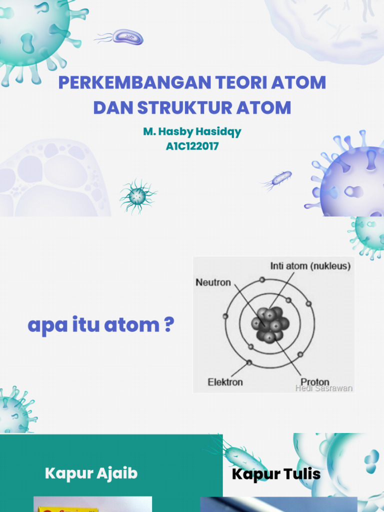 Perkembangan Teori Atom Dan Struktur Atom (1) | PDF