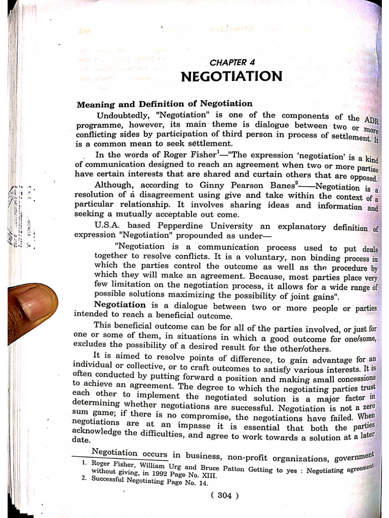 Negotiation | PDF