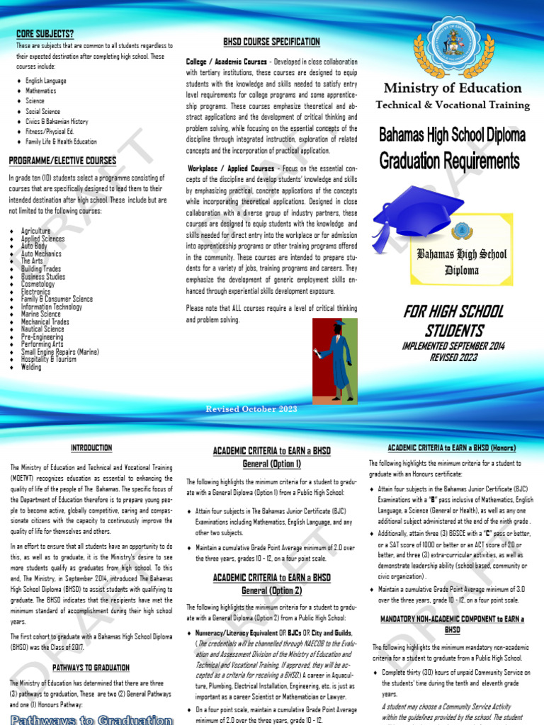 BHSD Manual Brochures (Revised 2023) | PDF | Apprenticeship ...