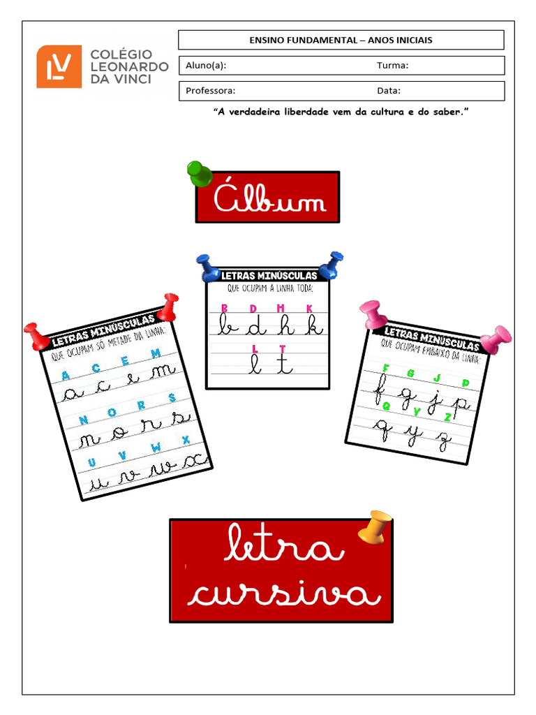 Album Letra Cursiva | PDF