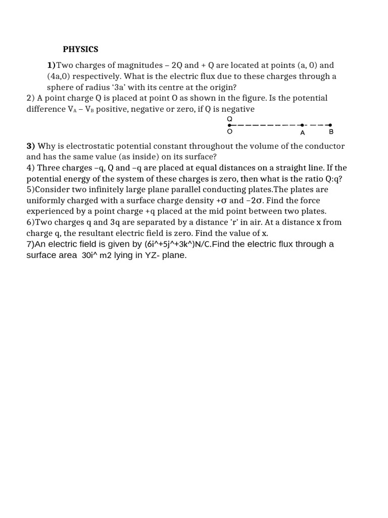 Electrostatics | PDF