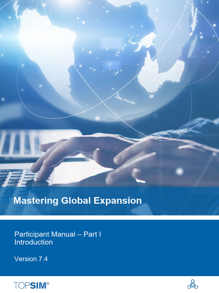 TOPSIM Management Simulation Manual 2024 | PDF | Market (Economics ...