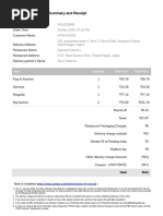 Hotel Food Bill Format Sample | PDF