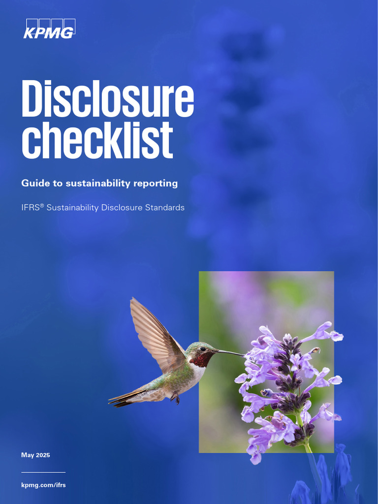 Isg 2025 Issb Disclosure Checklist - Pdf.coredownload | PDF ...