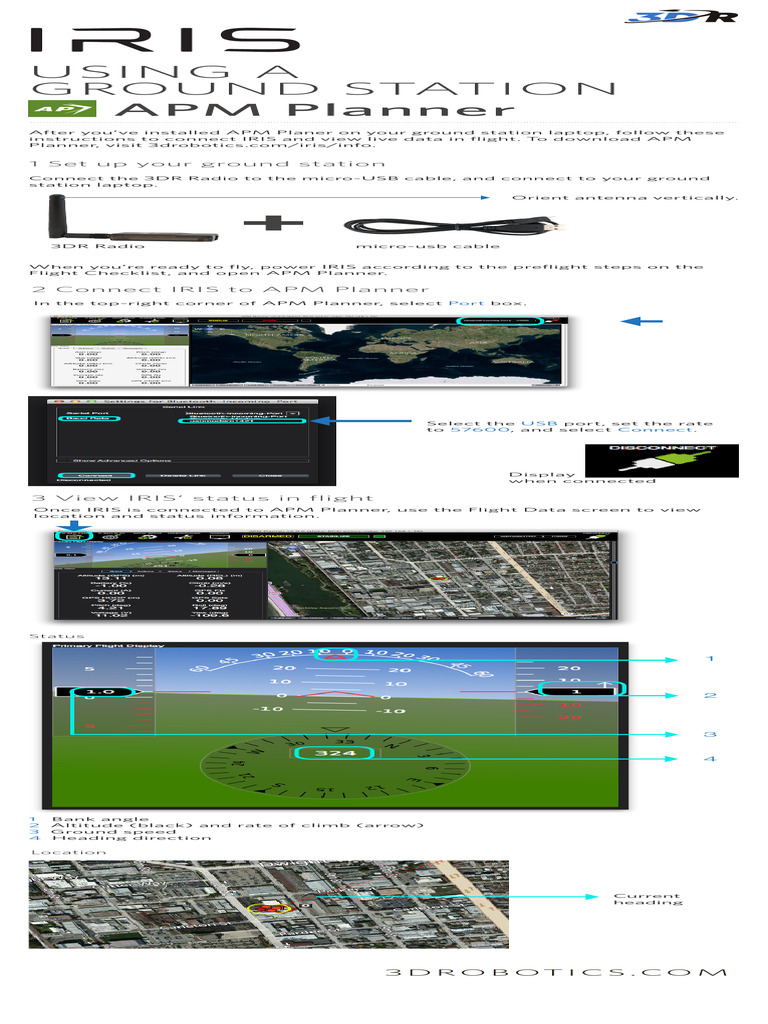 Using A Ground Station Apm Planner | PDF