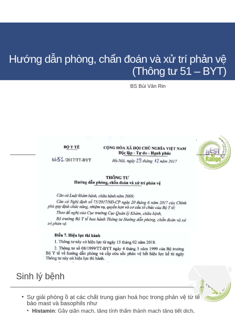 Phản vệ TT 51 BYT | PDF