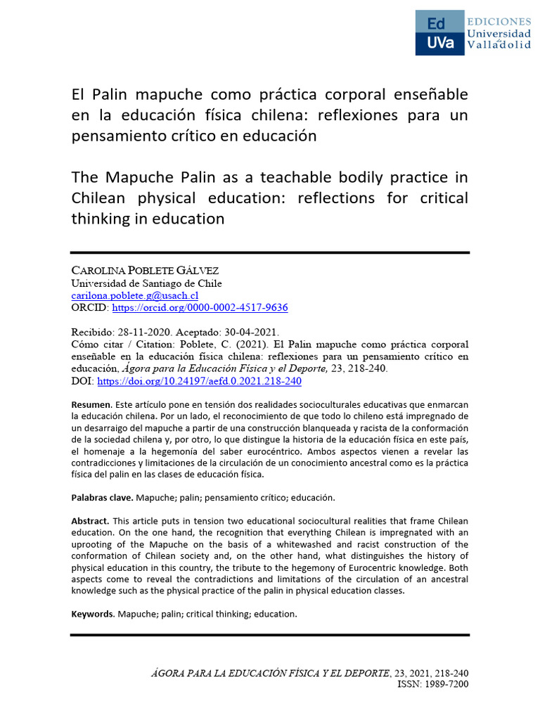 Carilona - Poblete.g@usach - CL: Arolina Oblete Álvez | PDF | Chile ...