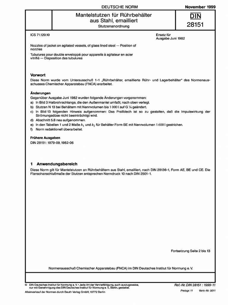 Normen Download Beuth M+W Process Industries | PDF