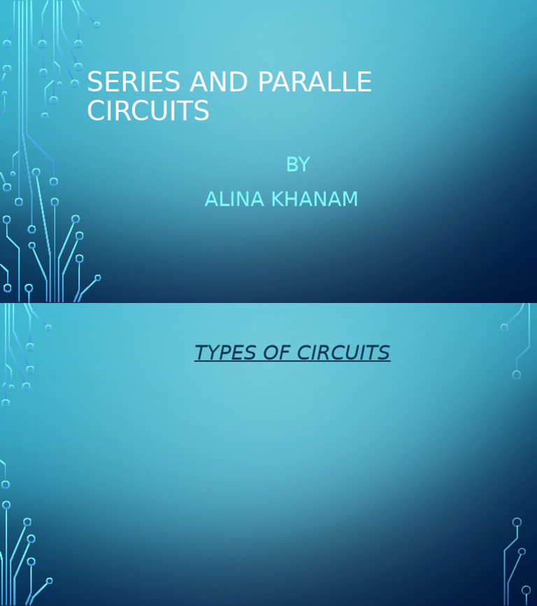 Series AND PARALLE CIRCUITS | PDF
