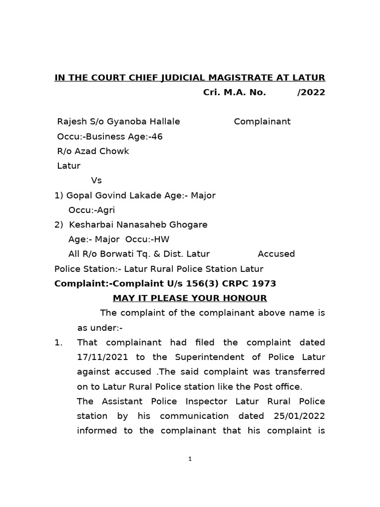 Draft Complaint Hallale | PDF | Deed | Complaint