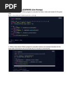 Python Programs for Charts Using Matplotlib | PDF