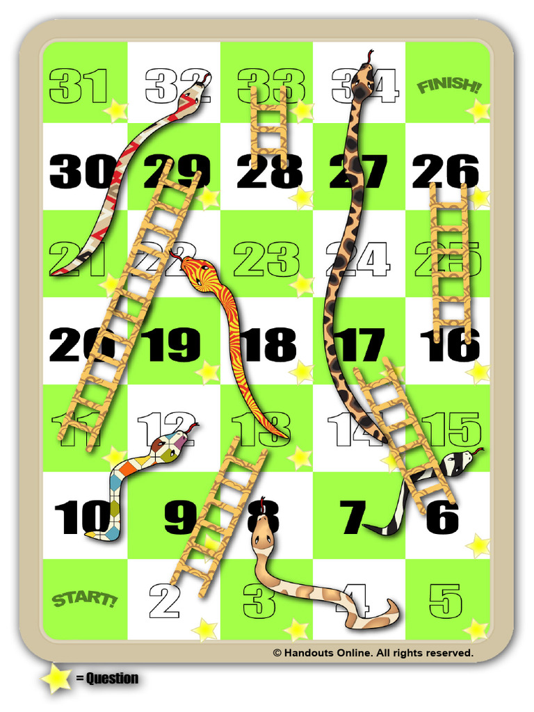 Snakes and Ladders Teaching Guide | PDF | Board Games | Tabletop Games