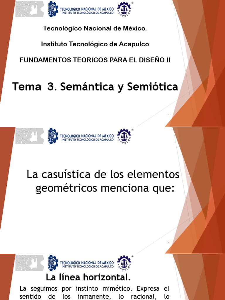 Presentacion Del Tema 3 Semántica y Simbiótica Parte 2 2 | PDF | Simetría | Los símbolos