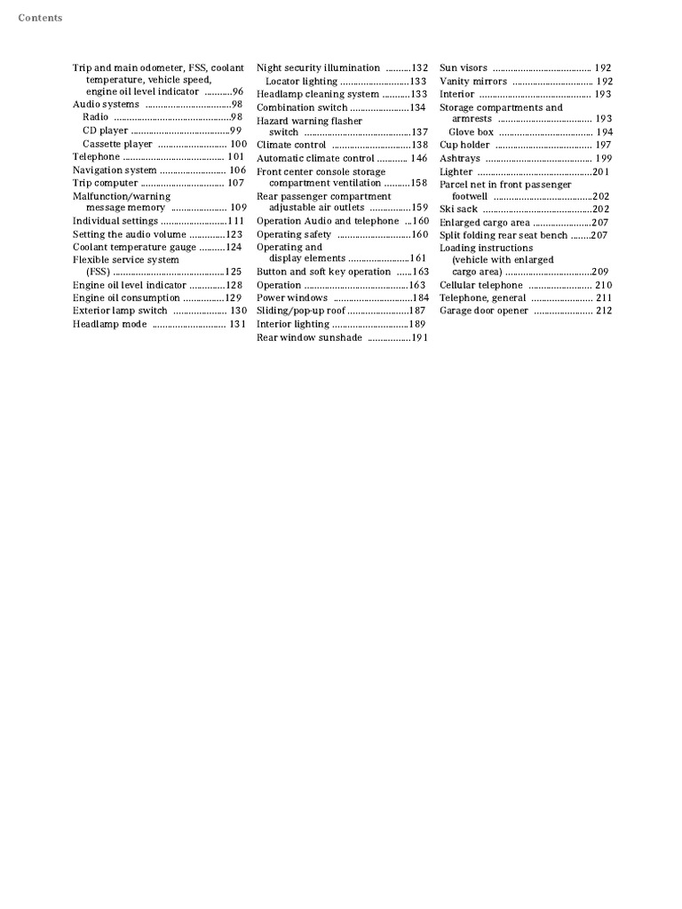 Mercedes C-Class Owner's Manual Guide | PDF | Lighting | Wheeled Vehicles