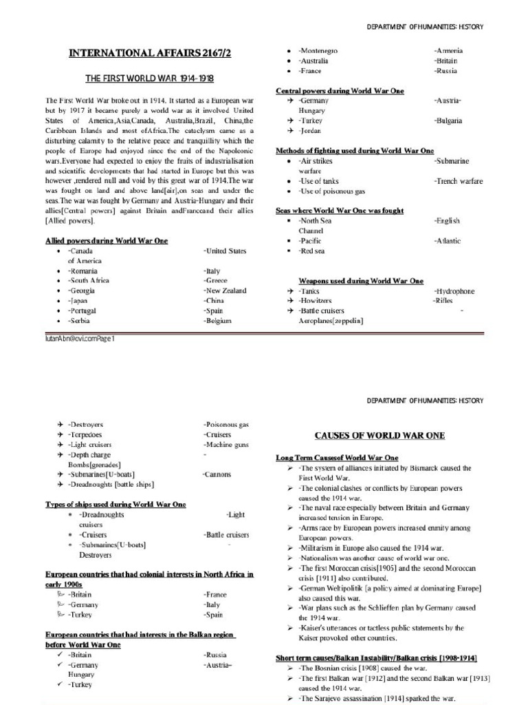 World History Notes | PDF