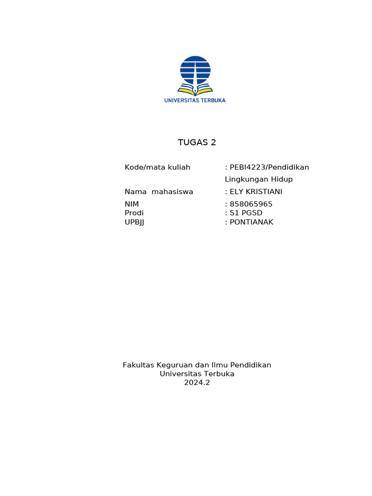 Tugas 1 Materi Dan Pembelajaran PKn Di SD | PDF