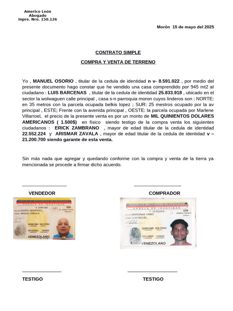 Compra y Venta Simple | PDF