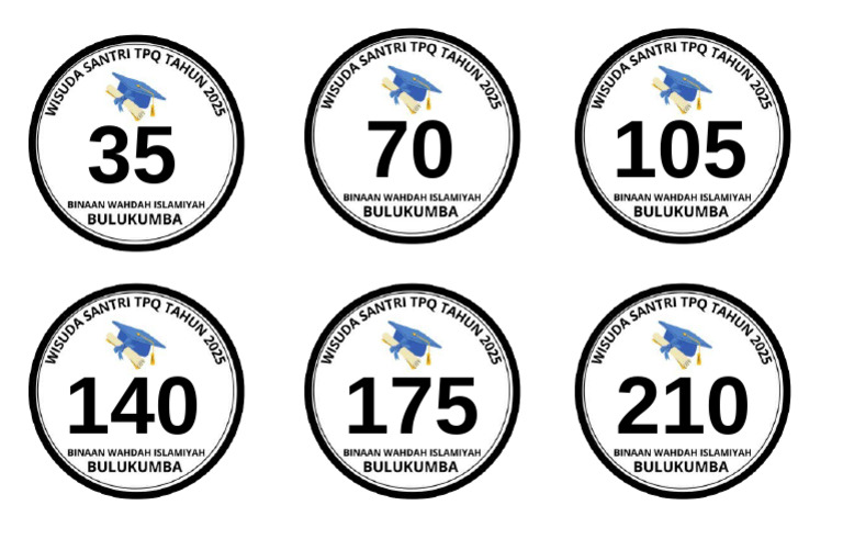 Nomor Dada Wisuda 2025 | PDF