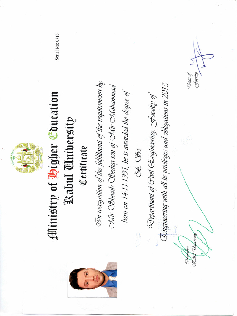 English Diploma Translated 2 Pages | PDF