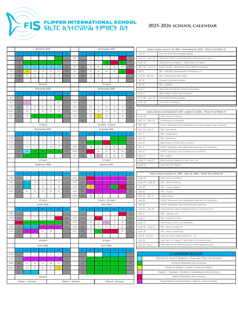 FIS Calendar 2025-2026 PC | PDF