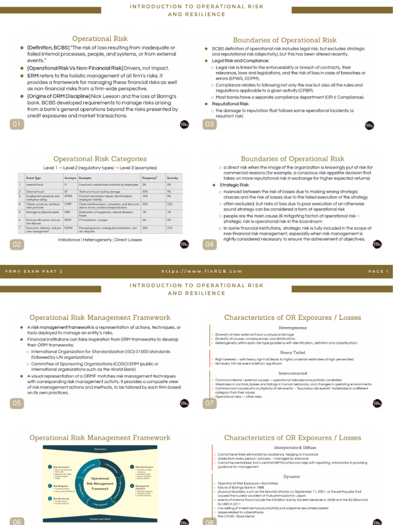 Introduction Operational Risk Resilience 68343d518add1 | PDF