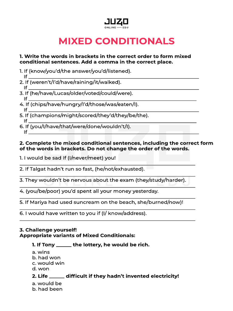 7c68e50f D06e 420e A808 Bd3a46a83217 Mixed Conditionals | PDF