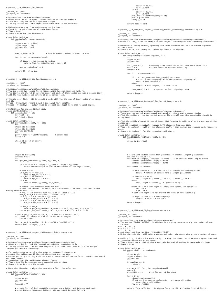 Github Jakehoare Leetcode 4splits 100scale With Difficulty | PDF | Integer (Computer Science ...