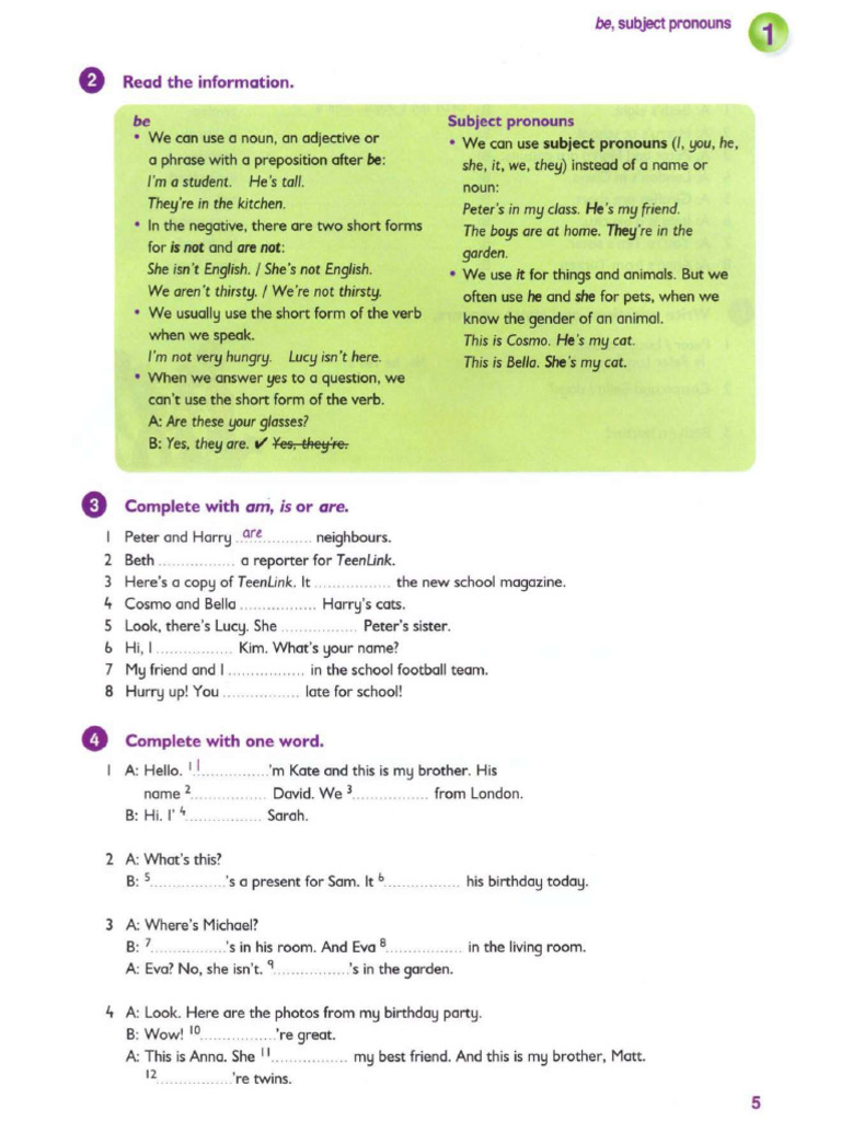 Homework Grammar | PDF | Verb | Languages
