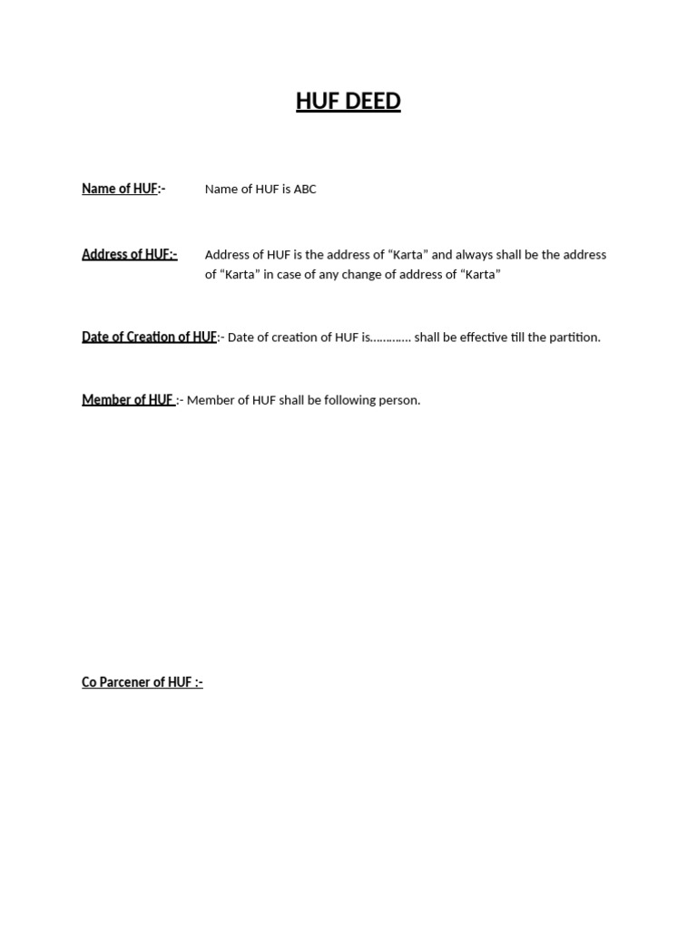 18 Huf Deed2 | PDF | Property | Government